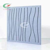 China Carved Indoor Felt Wall Panels Lightweight Sound Absorption Durable for sale