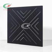 China V Groove Cutting Felt Acoustic Panels Wall Soundproof Odorless for sale