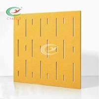China Engraved Nontoxic Felt Wall Panels Sound Absorption For Interior Conference Room for sale