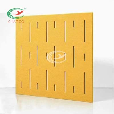 China Engraved Nontoxic Felt Wall Panels Sound Absorption For Interior Conference Room for sale