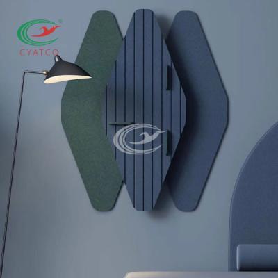 China Polyester PET Felt Wall Panels Decorative Lightweight Reduce Noise for sale