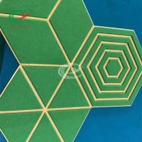 China Engraved Nontoxic Felt Wall Panels Sound Absorption For Interior Conference Room for sale