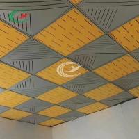 China Tasteless Polyester Felt Wall Panels Thickness 12mm For Meeting Room for sale