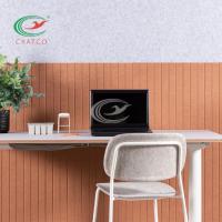 China Odorless Lightweight PET Felt Acoustic Panels , Flame Retardant Felt Wall Cladding for sale