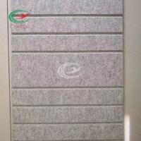 China Carved Felt PET Acoustic Board Lightweight Mildewproof Sound Absorption for sale