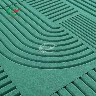 China Carved Indoor Felt Wall Panels Lightweight Sound Absorption Durable for sale