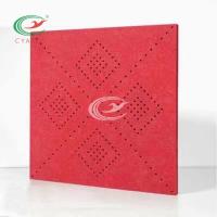 China Nontoxic Stable Felt Sound Panels , Engraved Acoustic Polyester Fiber Sheets for sale