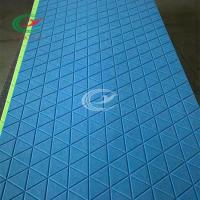 China Mildewproof Acoustic Felt Wall Panels Multicolor Carved Design for sale