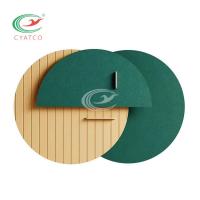 China Restaurant Engraved Felt Wall Panels Odorless Soundproof Echo Reduction for sale