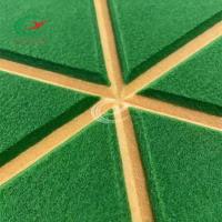 China Engraved Nontoxic Felt Wall Panels Sound Absorption For Interior Conference Room for sale
