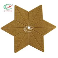 China Carved Felt PET Acoustic Board Lightweight Mildewproof Sound Absorption for sale