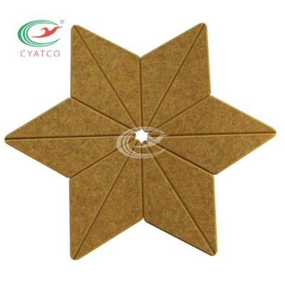 China Carved Felt PET Acoustic Board Lightweight Mildewproof Sound Absorption for sale