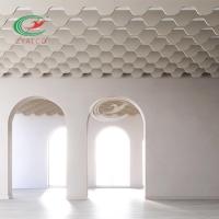China SGS Polyester PET Acoustic Ceiling Panels Harmless Mildewproof for sale
