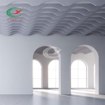 China SGS Polyester PET Acoustic Ceiling Panels Harmless Mildewproof for sale