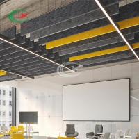 China Nontoxic Odorless Soundproof Ceiling Board , Moistureproof Fabric Ceiling Panels for sale