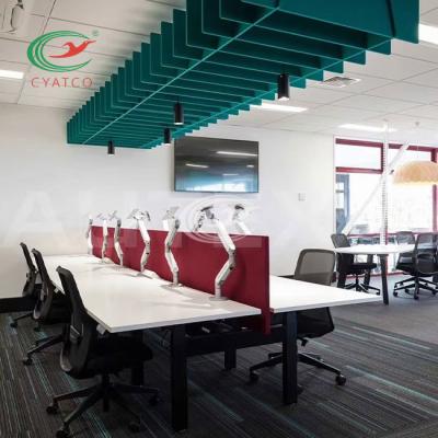 China Polyester Fiber Acoustic Ceiling Panels Baffle Nontoxic For Auditorium for sale