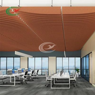 China Nontoxic Odorless Soundproof Ceiling Board , Moistureproof Fabric Ceiling Panels for sale