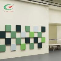 China Recycled Wall Acoustic Sound Tiles Moistureproof Stable Decorative for sale