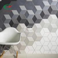 China Self Adhesive Noise Cancelling Tiles , Polyester Fiber Sound Absorbing Wall Panels for sale