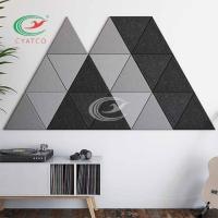 China Interior Triangle Sound Dampening Panels , Multiscene Noise Cancelling Wall Panels for sale