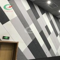 China Rectangle Ceiling Noise Reduction Tiles Nontoxic Polyester Fibre for sale
