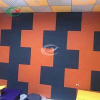 China Lightweight Wall Acoustic Sound Tiles PET Felt Nontoxic Sound Proof for sale