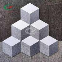 China Beveled Edge PET Acoustic Sound Tiles Noise Cancelling Practical for sale