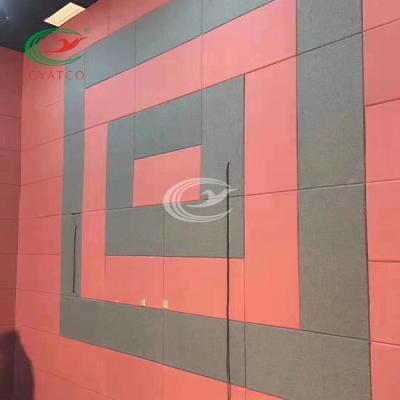 China Lightweight Wall Acoustic Sound Tiles PET Felt Nontoxic Sound Proof for sale
