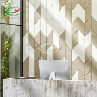 China 2200gsm Felt Wall Panels Meeting Room Sound Absorbing Wall Artwork ASTM E84 US Standard for sale