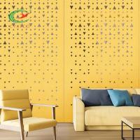 China Nontoxic Durable Perforated Acoustic Board , Multiscene Hanging Acoustic Screens for sale