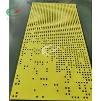 China Perforated Hollow PET Acoustic Panels Eco Friendly Room Divider for sale