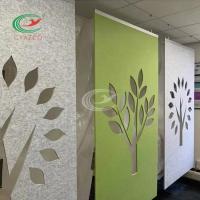 China Perforated Hollow PET Acoustic Panels Eco Friendly Room Divider for sale