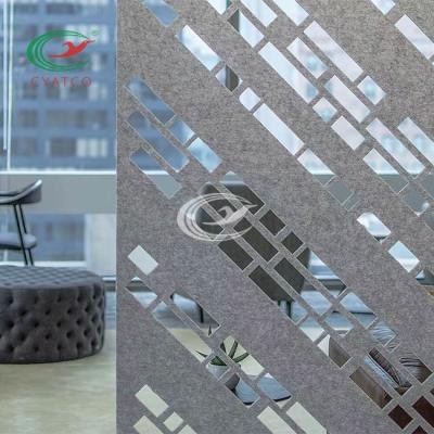 China CE Suspended PET Acoustic Panels Room Divider Flameproof Odorless for sale