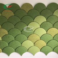 China Practical Odorless Polyester Fiber Panel , Mildewproof Acoustic Board Texture for sale