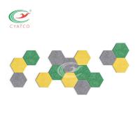 China Hexagon Sound Deadening Tiles , Lightweight Acoustic Tiles For Soundproofing Walls for sale