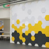 China Practical Harmless Hexagon Soundproof Panels , Mildewproof Acoustic Hexagon Tiles for sale