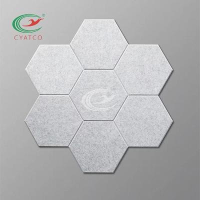 China Multiscene Sound Absorbing Panels Hexagon Lightweight Odorless for sale
