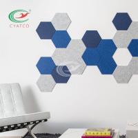 China Recycled Polymer Modern Acoustic Wall Panel Class A ASTM E84 40+ Colors for sale