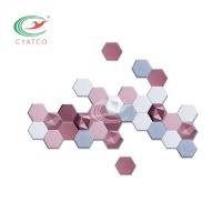 China Polyester Fiber 3D Hexagon Acoustic Panels Durable For Music Room for sale