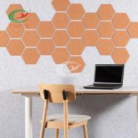 China Flame Retardant Hexagon Acoustic Panels Stable Moistureproof for sale
