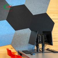 China OEM Soundproof Hexagon Acoustic Panels Practical Eco Friendly for sale