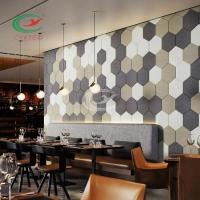 China Fire Proof Felt Wall Panels Odorless Decorative Acoustic Wall Covering for sale