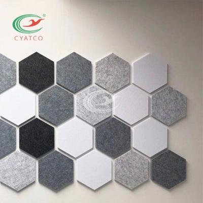 China Fire Proof Felt Wall Panels Odorless Decorative Acoustic Wall Covering for sale