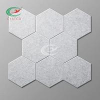 China Multiscene Sound Absorbing Panels Hexagon Lightweight Odorless for sale