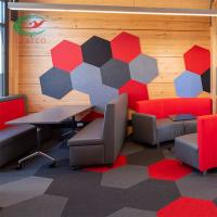China Fire Proof Felt Wall Panels Odorless Decorative Acoustic Wall Covering for sale