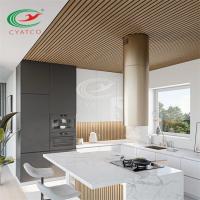 China SGS Interior Vertical Wood Slat Wall Durable Soundproof For Studio for sale