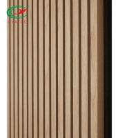 China Practical Fireproof Wall Wood Slats , Multipurpose Wooden Wall Panel for sale