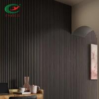 China SGS Interior Vertical Wood Slat Wall Durable Soundproof For Studio for sale