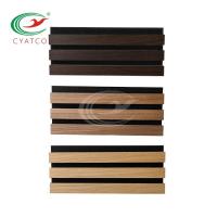 China Low Maintenance MDF Acoustic Wall Panels Fireproof Non Toxic Slat Wall for sale