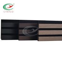 China 3D Wood Slat Wall Multifunctional Unique Fluted Wall Panel Wood Grain Grille Indoor Panel for sale